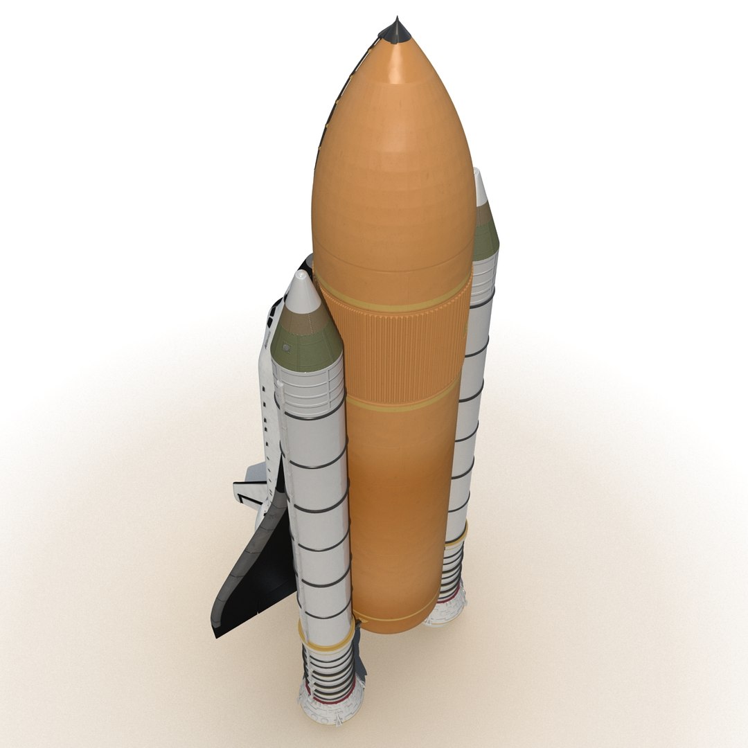 3d space shuttle boosters