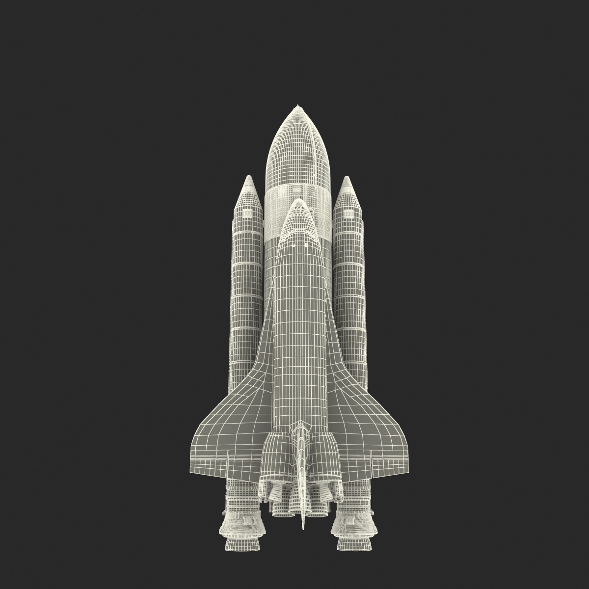 3d space shuttle boosters