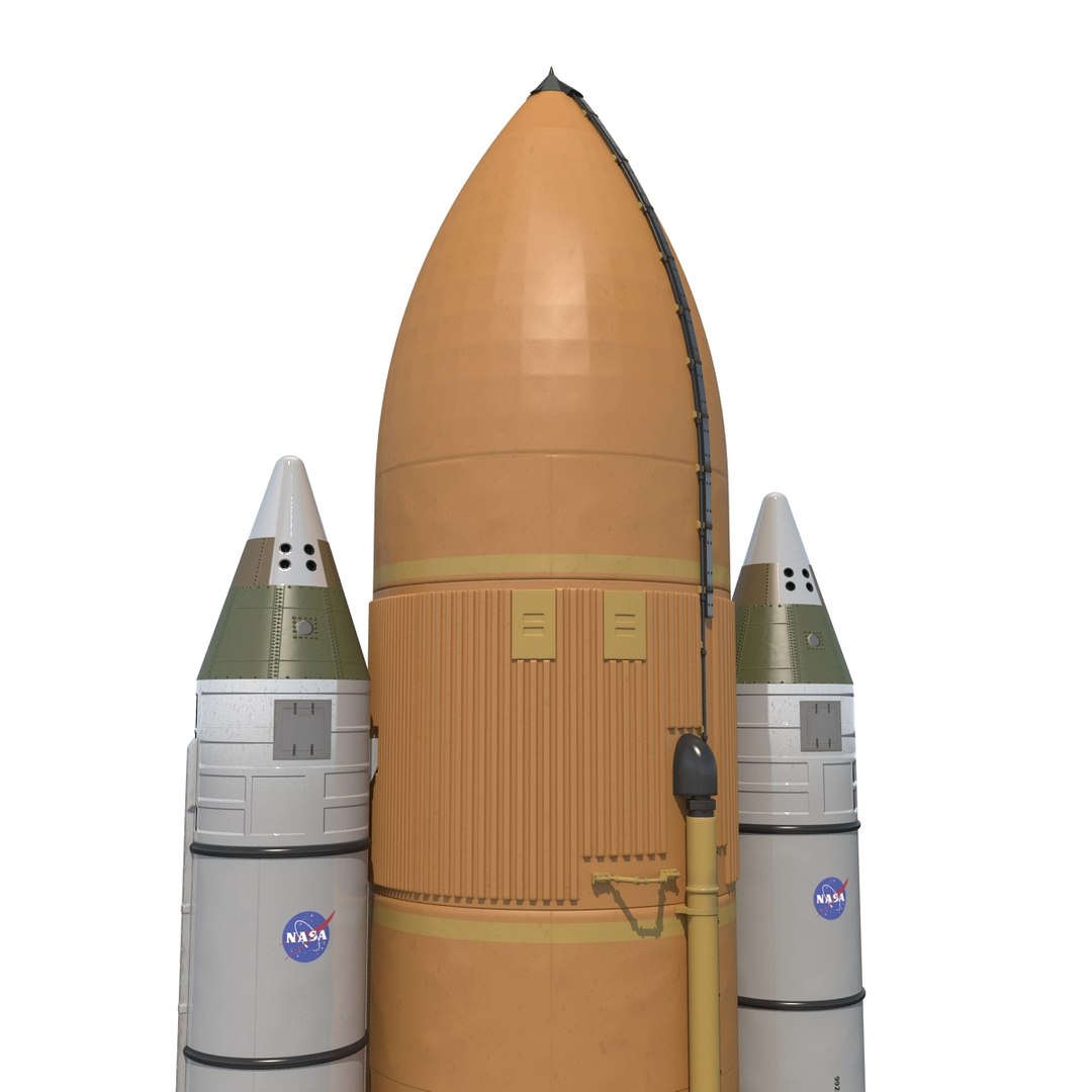 3d space shuttle boosters