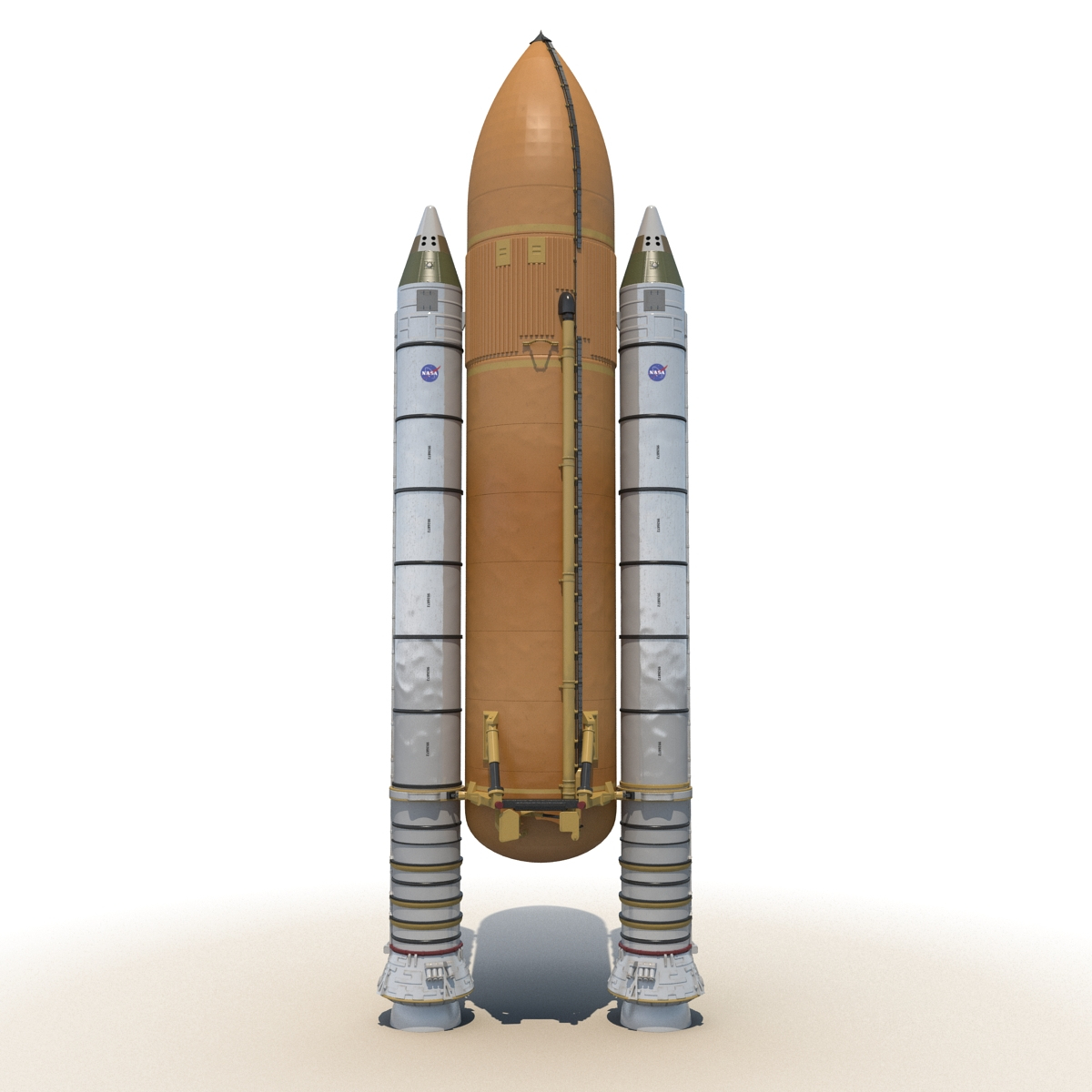 3d space shuttle boosters