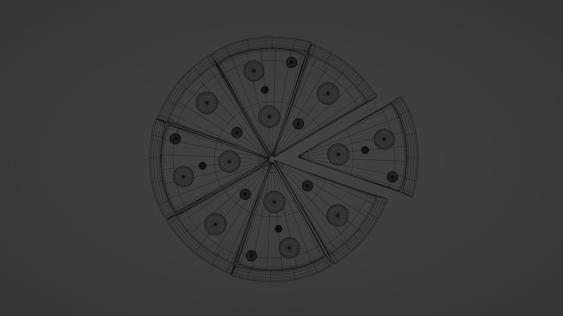 3D Low Poly Pizza Model - TurboSquid 1998836