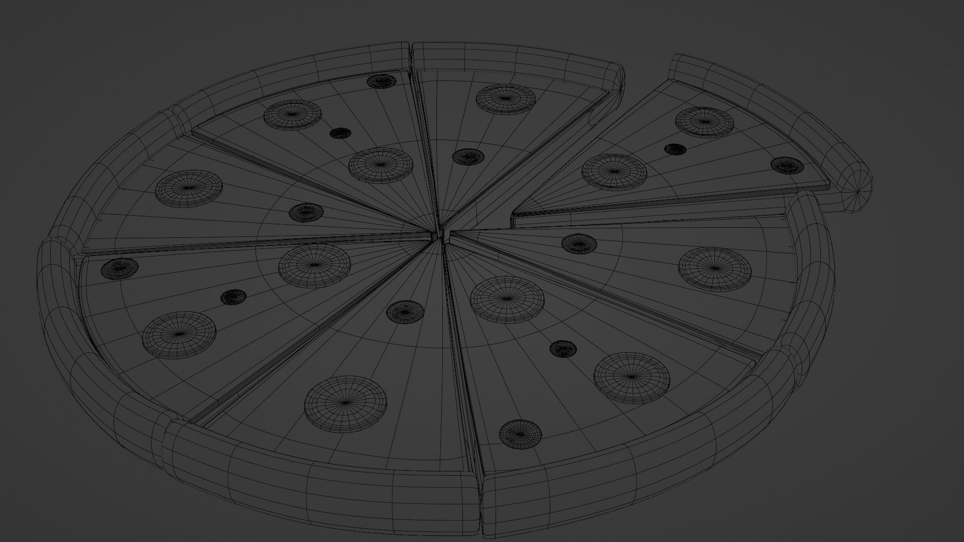 3D Low Poly Pizza Model - TurboSquid 1998836