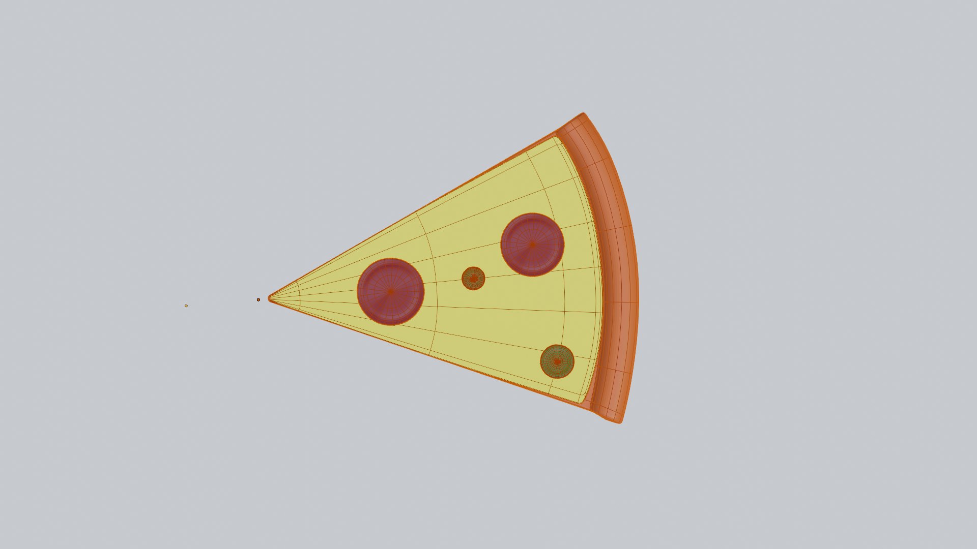 3D Low Poly Pizza Model - TurboSquid 1998836