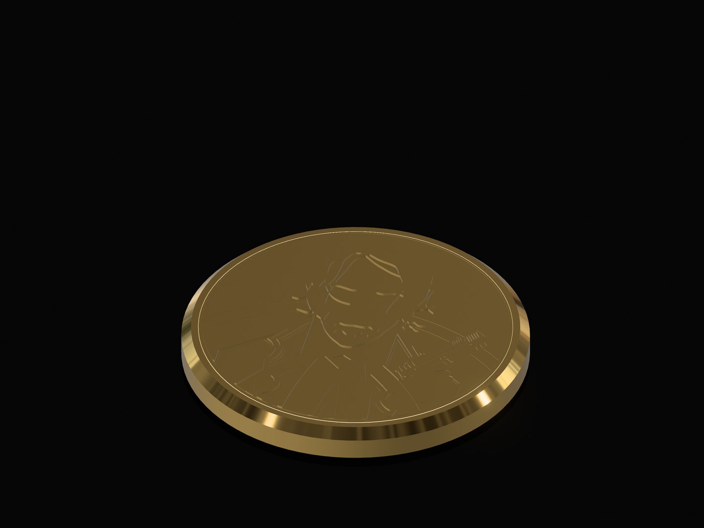 3D Haptic Coin John Wick - TurboSquid 2309785