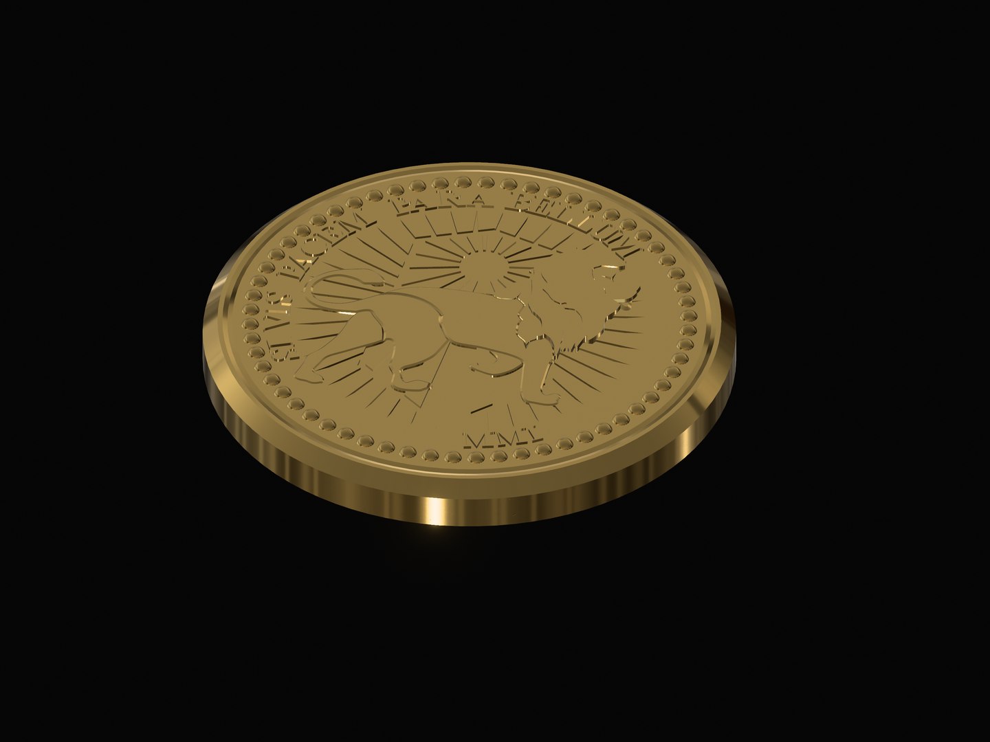 3D Haptic Coin John Wick - TurboSquid 2309785