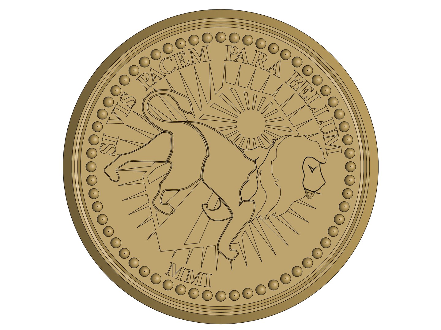 3D Haptic Coin John Wick - TurboSquid 2309785
