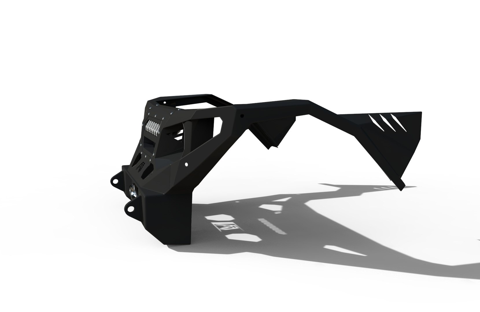 Front Bumper And Light Led RIGID Model - TurboSquid 2077676