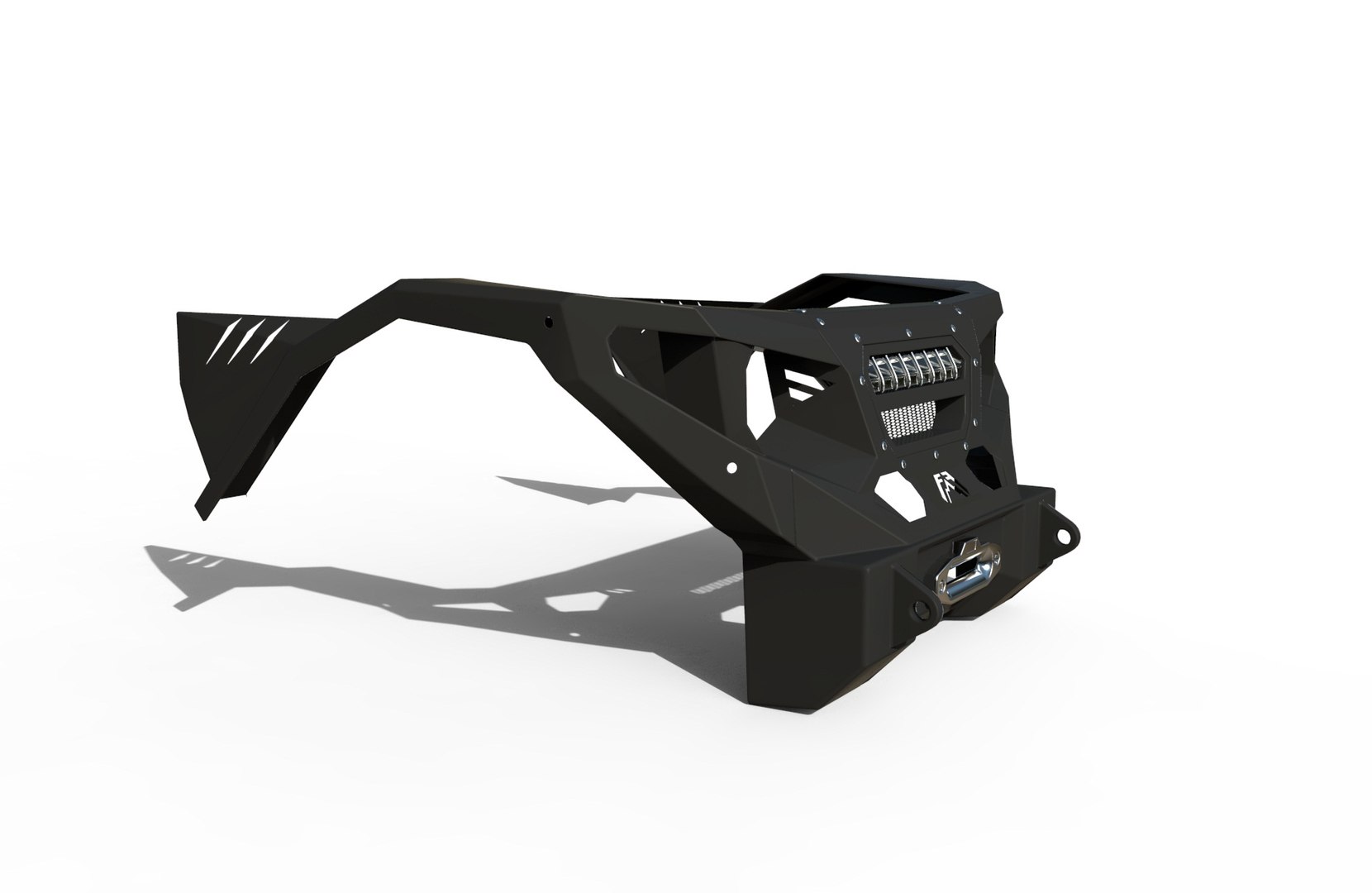 Front Bumper And Light Led RIGID Model - TurboSquid 2077676