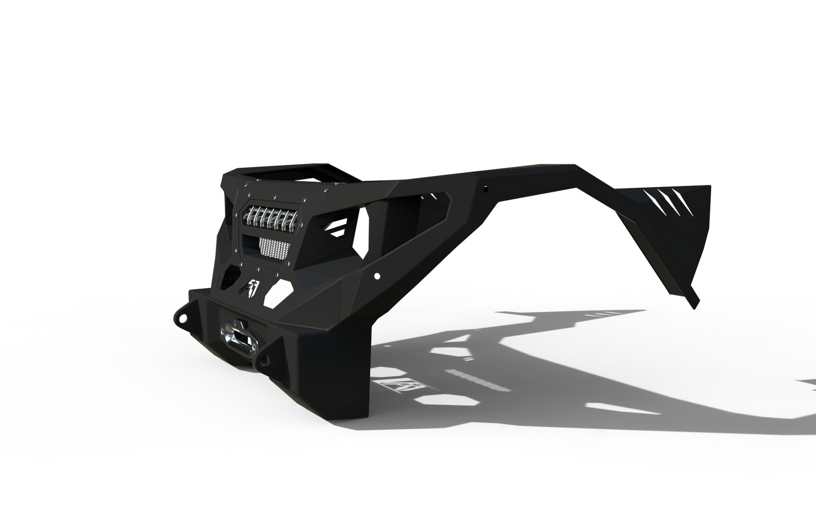 Front Bumper And Light Led RIGID Model - TurboSquid 2077676