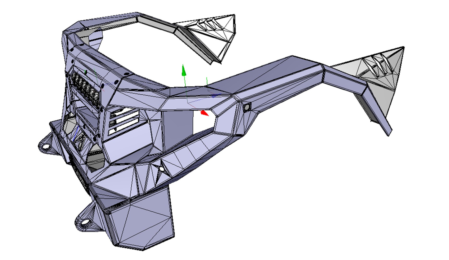 Front Bumper And Light Led RIGID Model - TurboSquid 2077676
