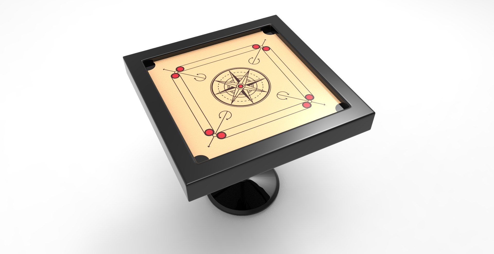 3D Model Carrom Board - TurboSquid 1547905
