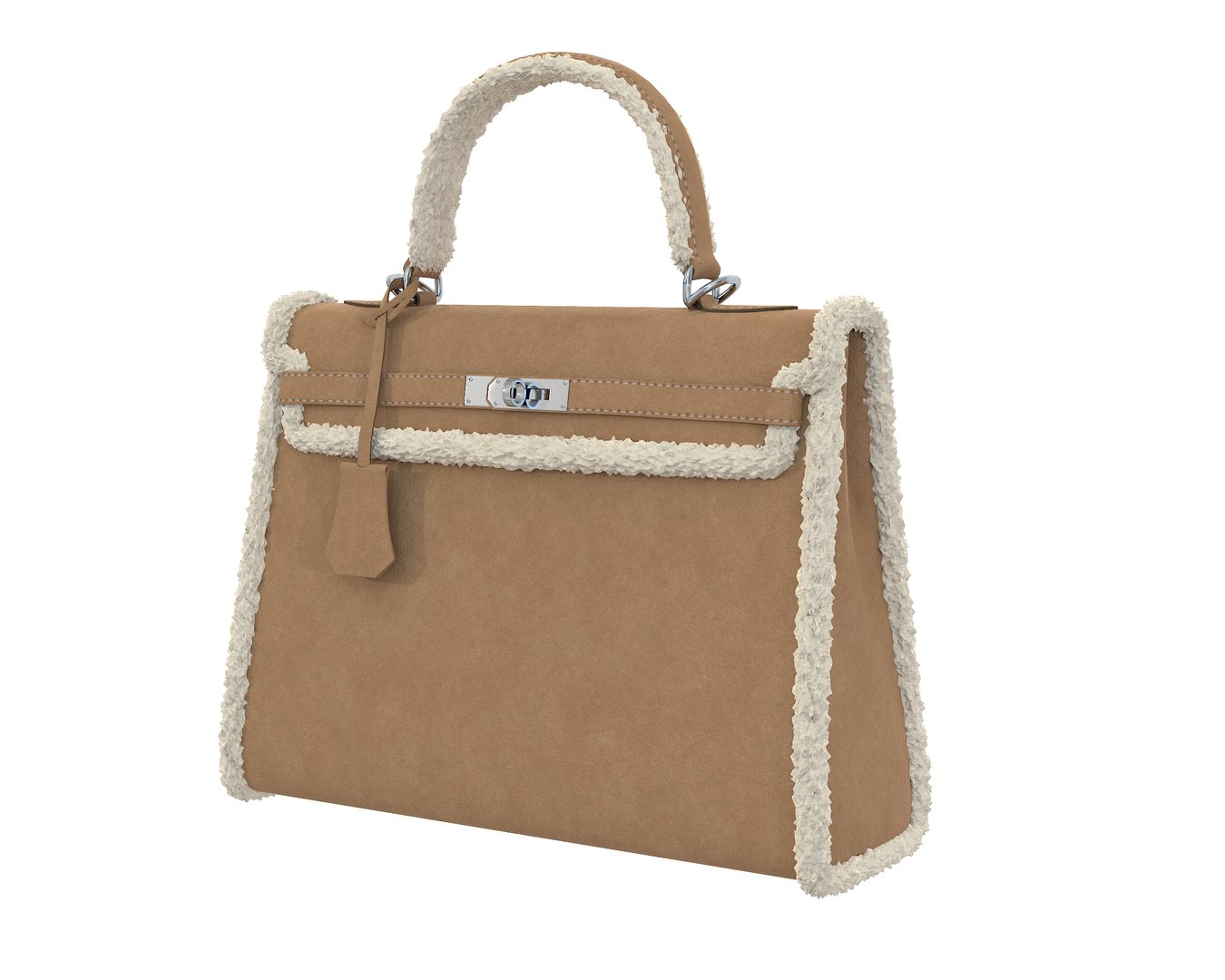 Winter Kelly Fur Bag 3D Model - TurboSquid 2003974