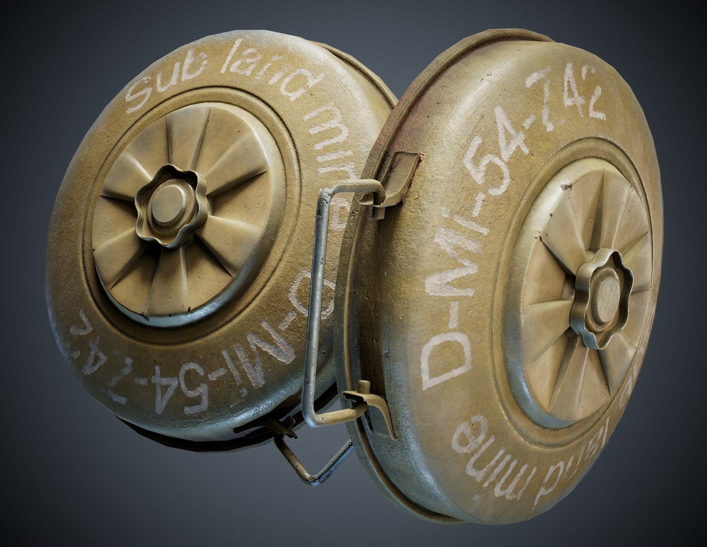 3D LandMine - TurboSquid 1874326