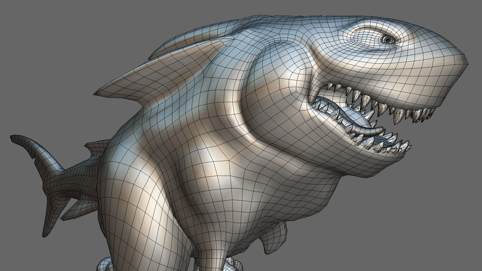 3D Megalodon Rex Animation - TurboSquid 1288406