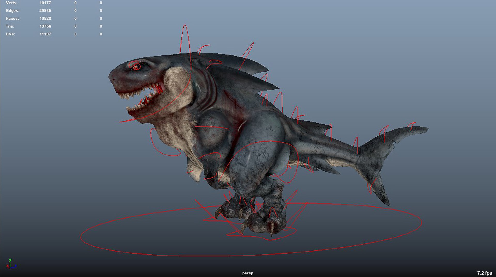 3D Megalodon Rex Animation - TurboSquid 1288406