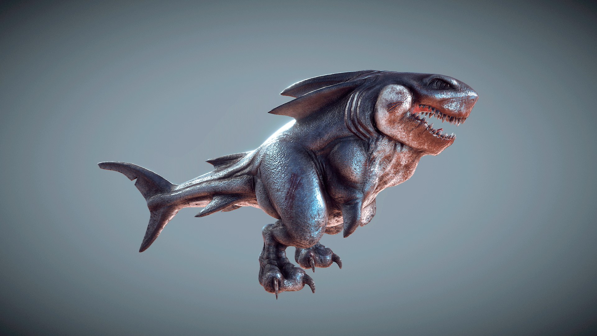 3D Megalodon Rex Animation - TurboSquid 1288406