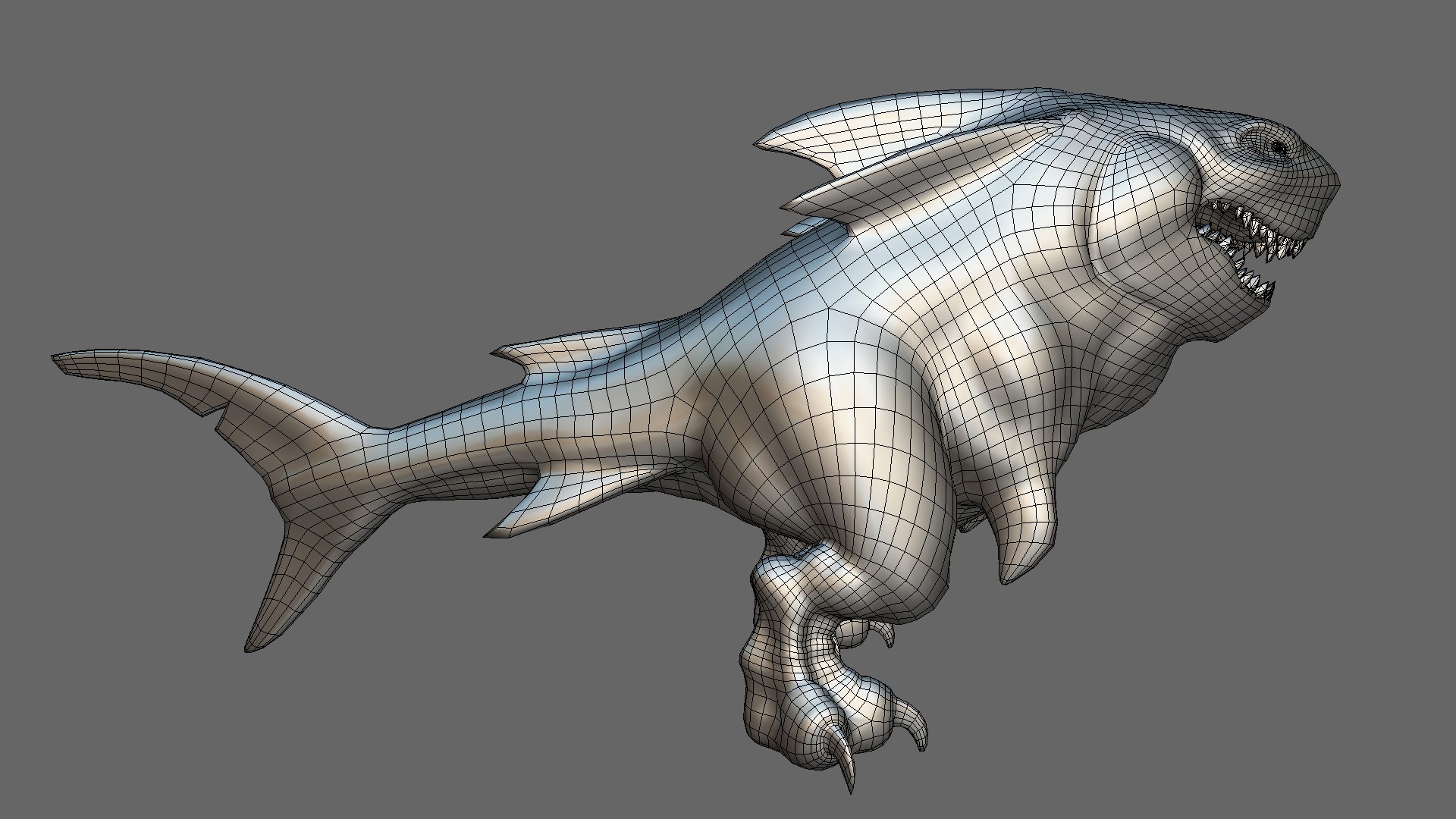 3D Megalodon Rex Animation - TurboSquid 1288406
