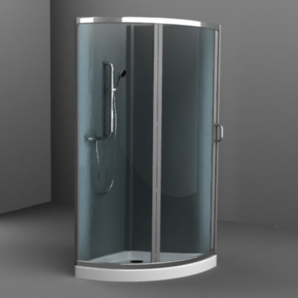 shower 3d model