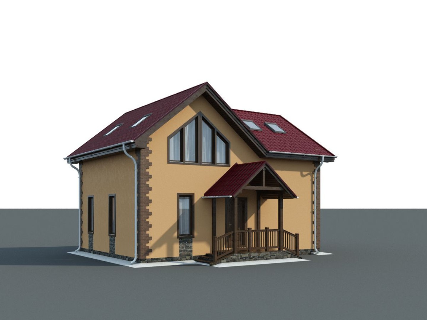 3D model cottages - TurboSquid 1376999