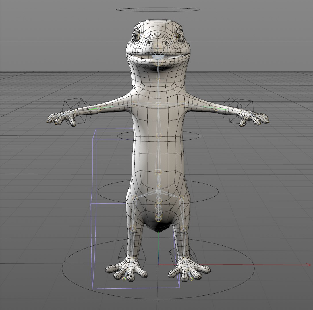 Lizard Cartoon 3D Model - TurboSquid 1460090