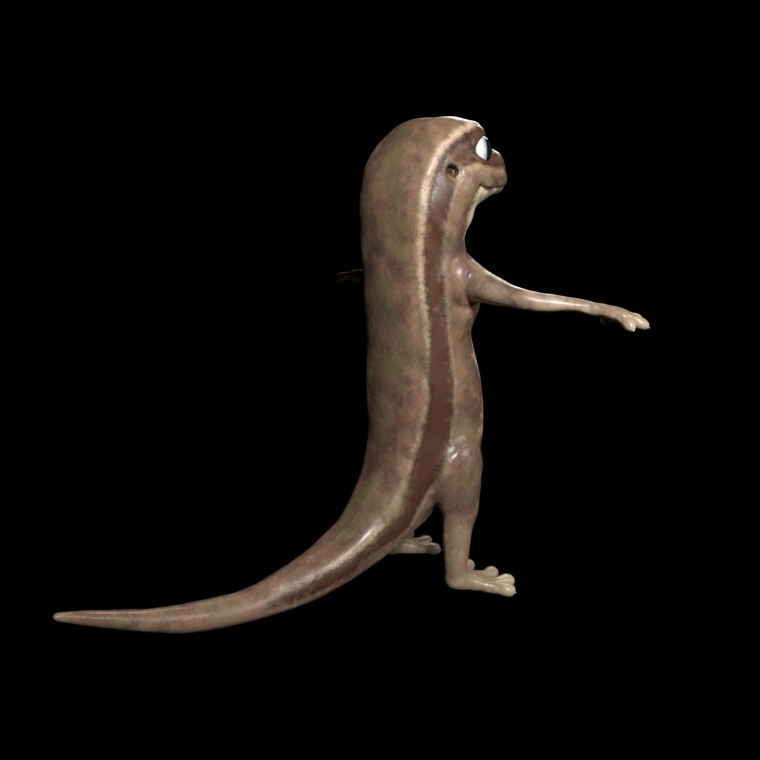 Lizard Cartoon 3D Model - TurboSquid 1460090