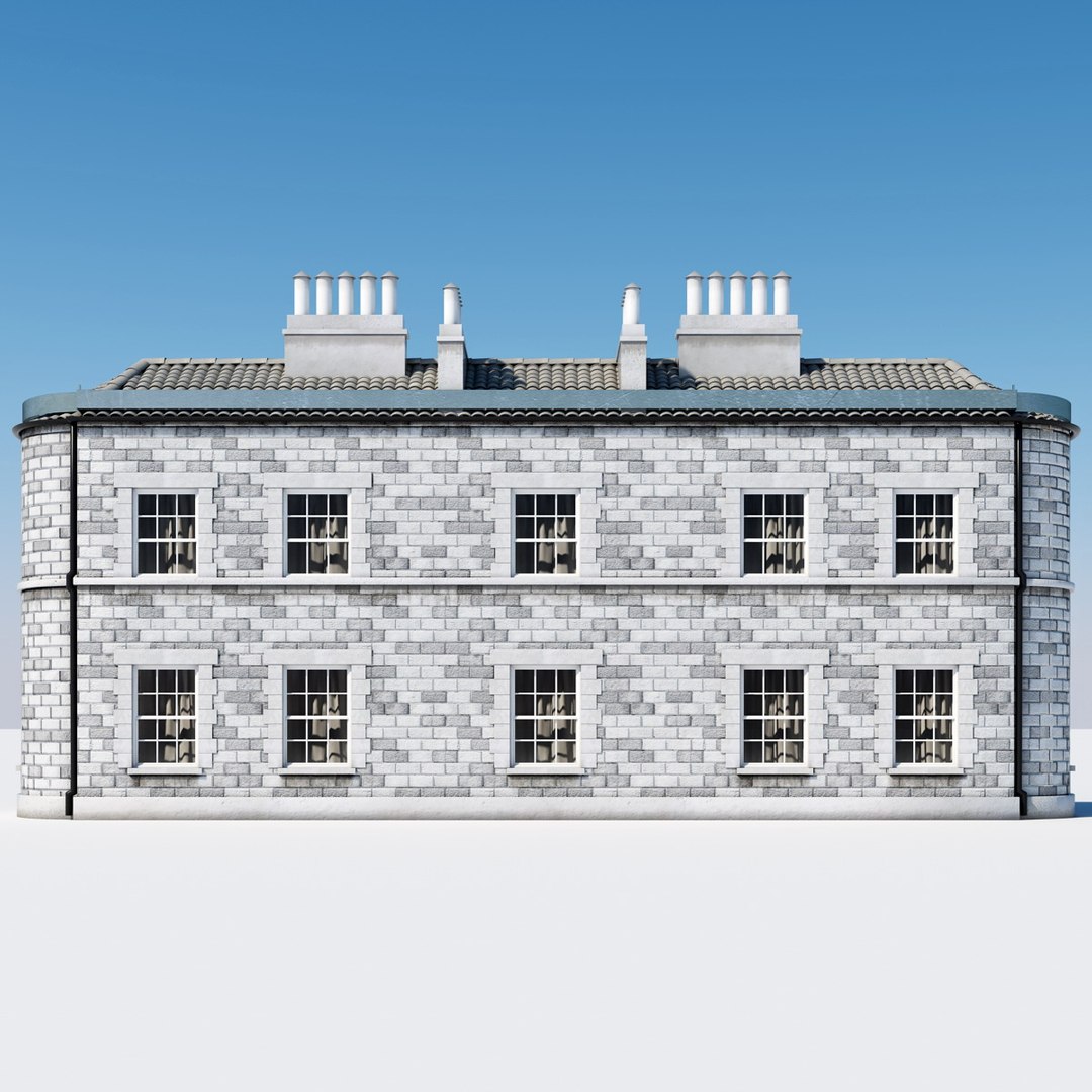 Manor House 3d Model