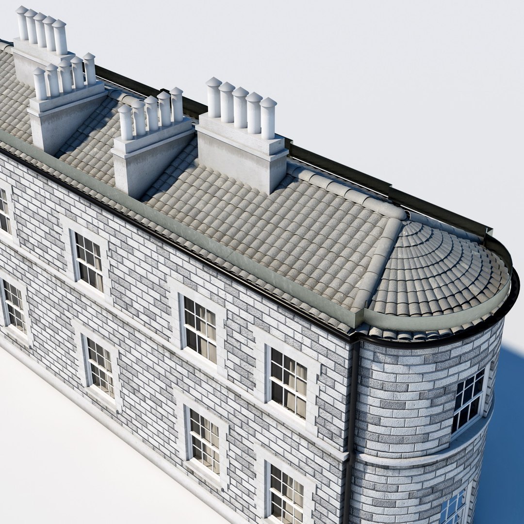 Manor House 3d Model