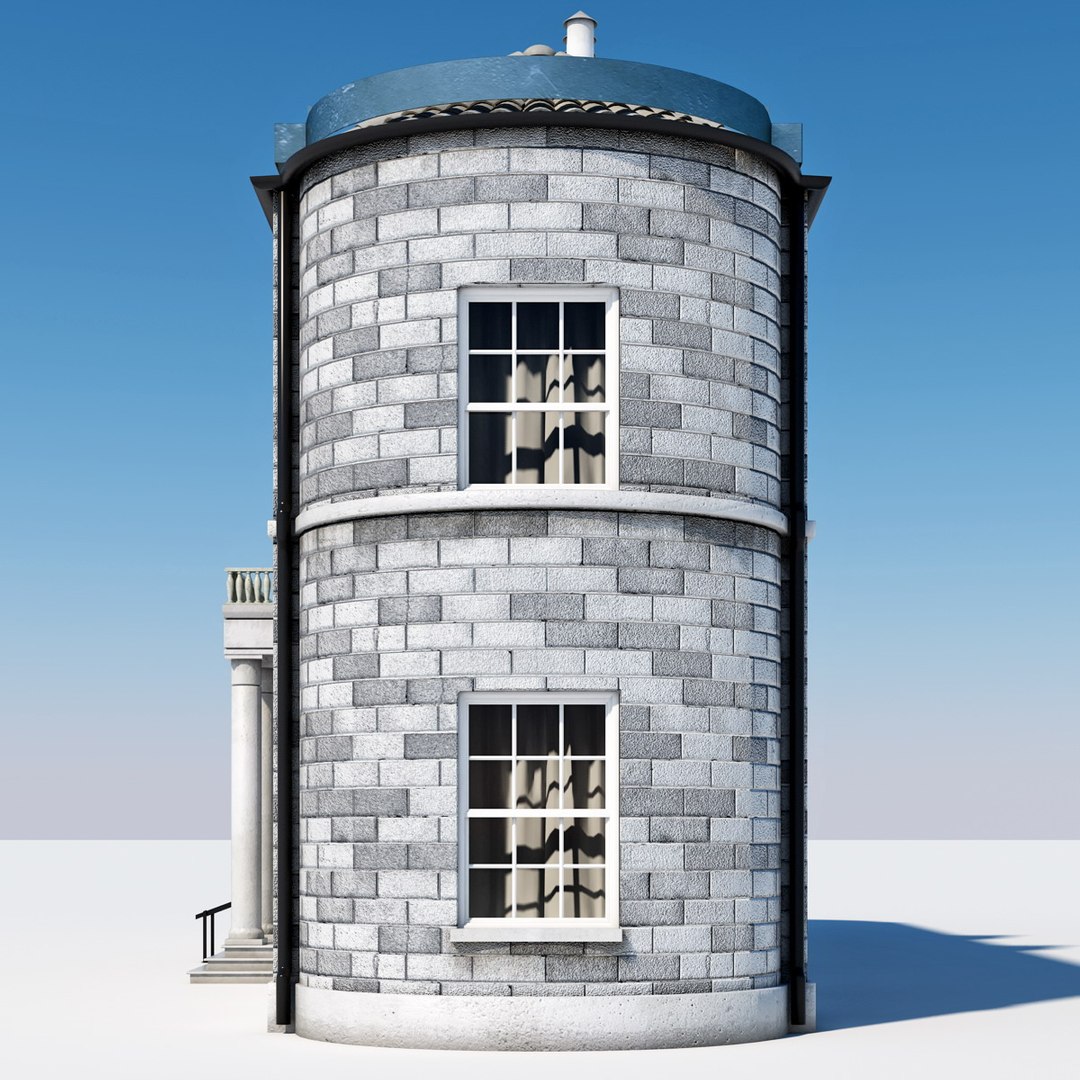 Manor House 3d Model