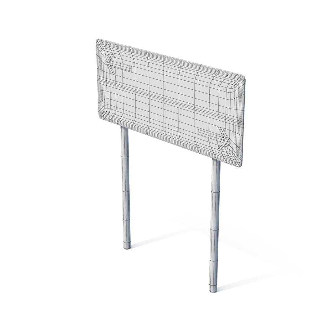 3D Model Highway Road Sign - TurboSquid 2031462