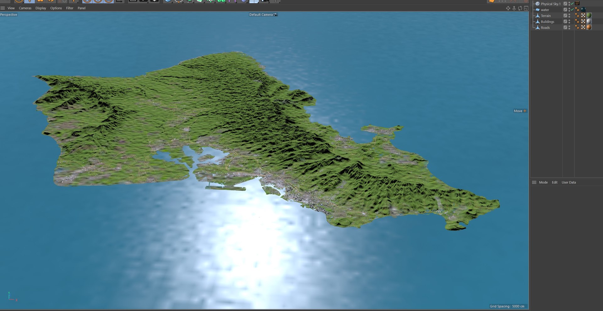 3D Oahu Island Terrain - TurboSquid 2042520