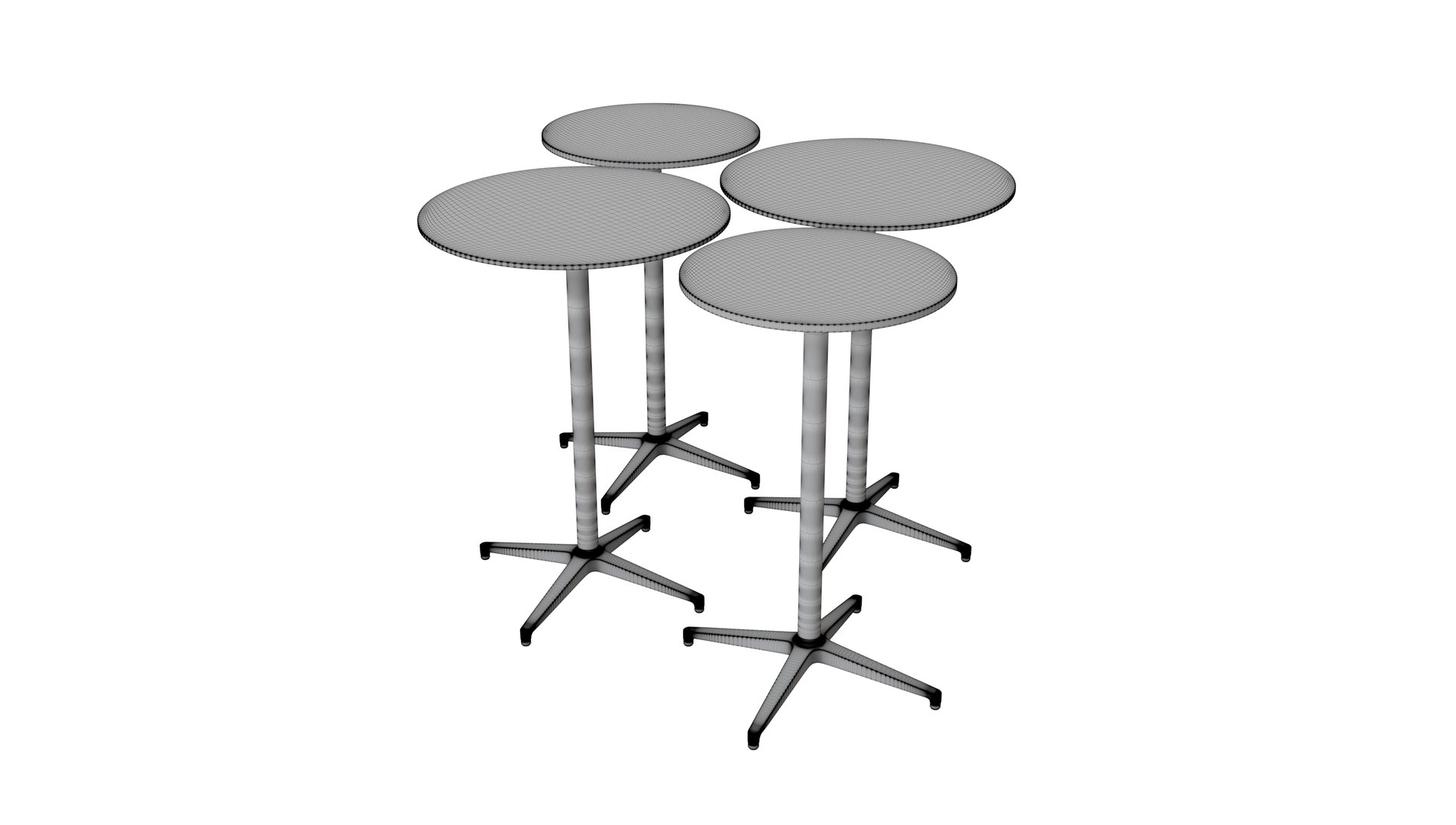 Bistro Stand-up Table 3D Model - TurboSquid 1949620