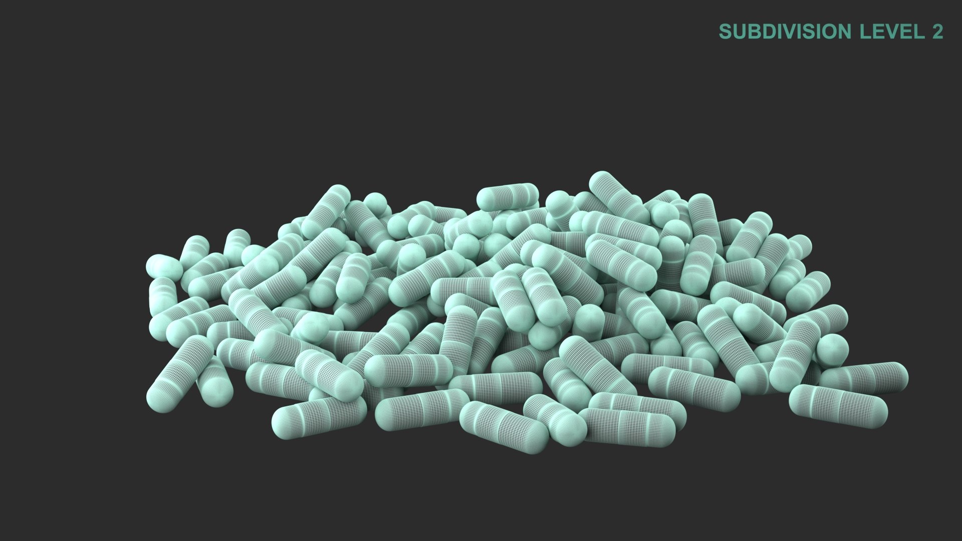 3D Model Pill Pile - TurboSquid 2151118
