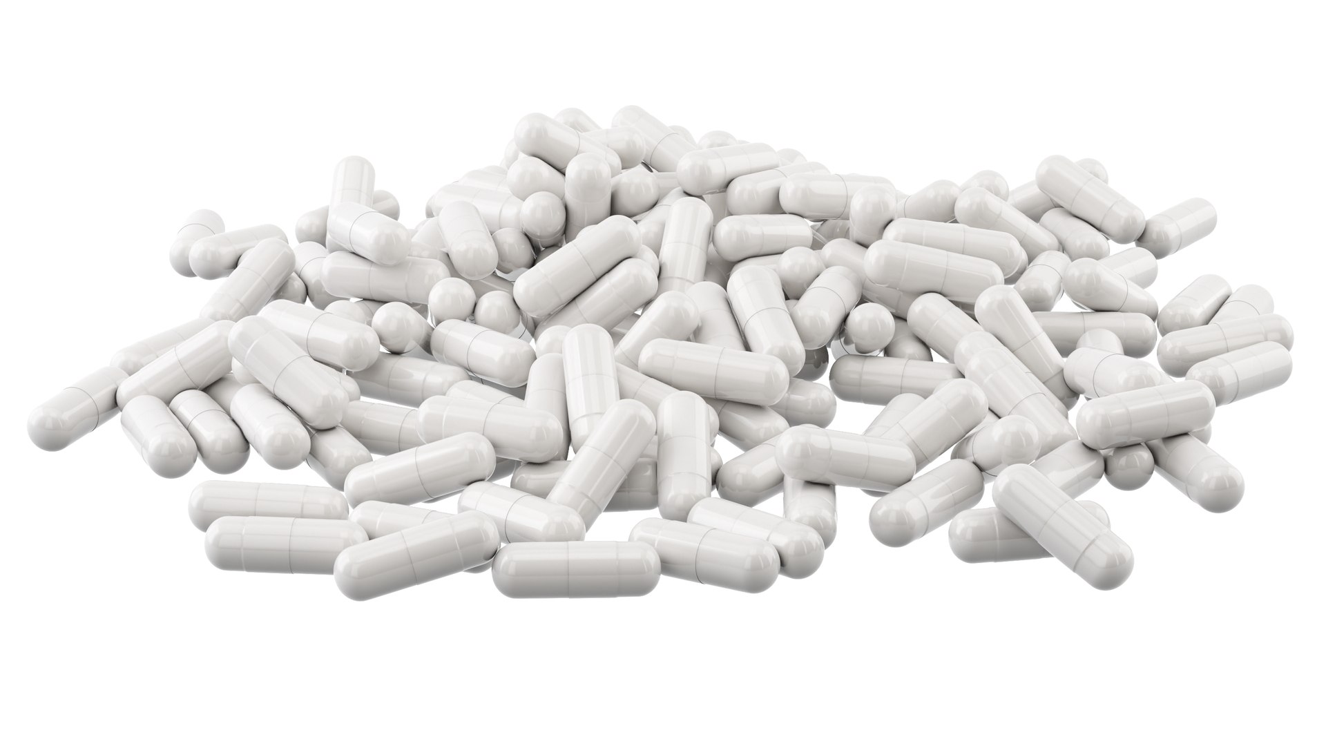 3D Model Pill Pile - TurboSquid 2151118