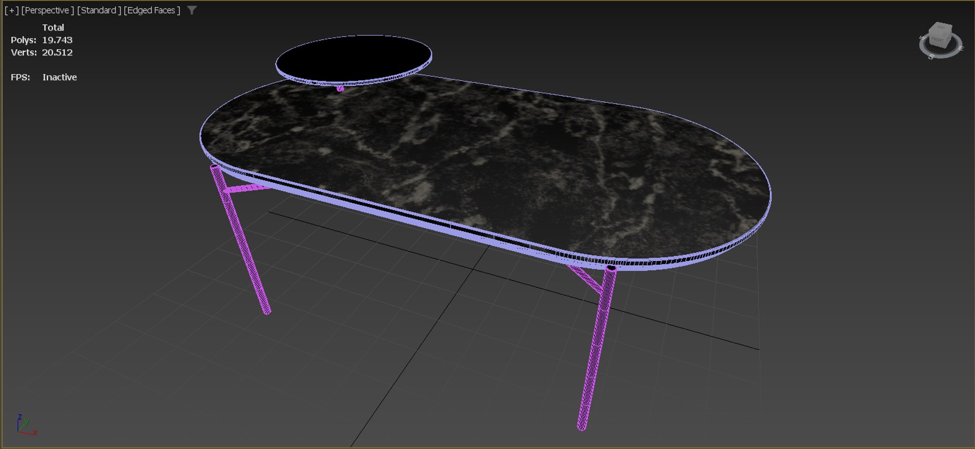 3D model Modern Marble Coffee Table - TurboSquid 2092815