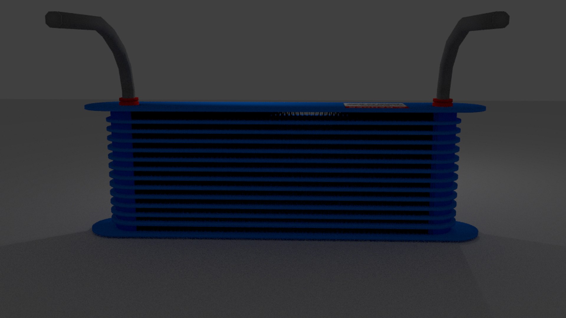 3d Oil Cooler Model