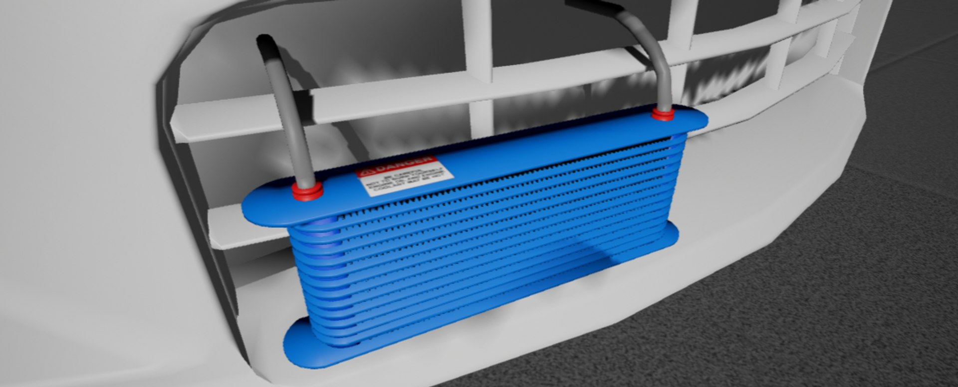 3d Oil Cooler Model