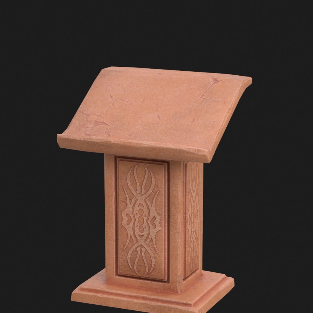 3D Pulpit Model - TurboSquid 1367274