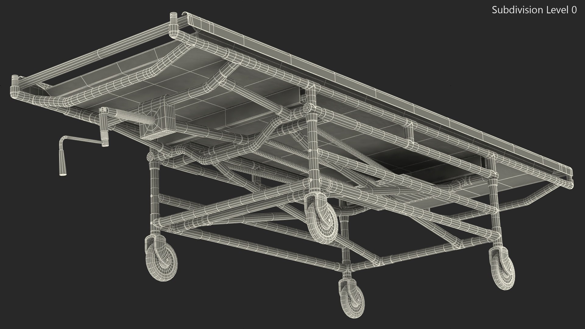 3D Ambulance Gurney - TurboSquid 2012304