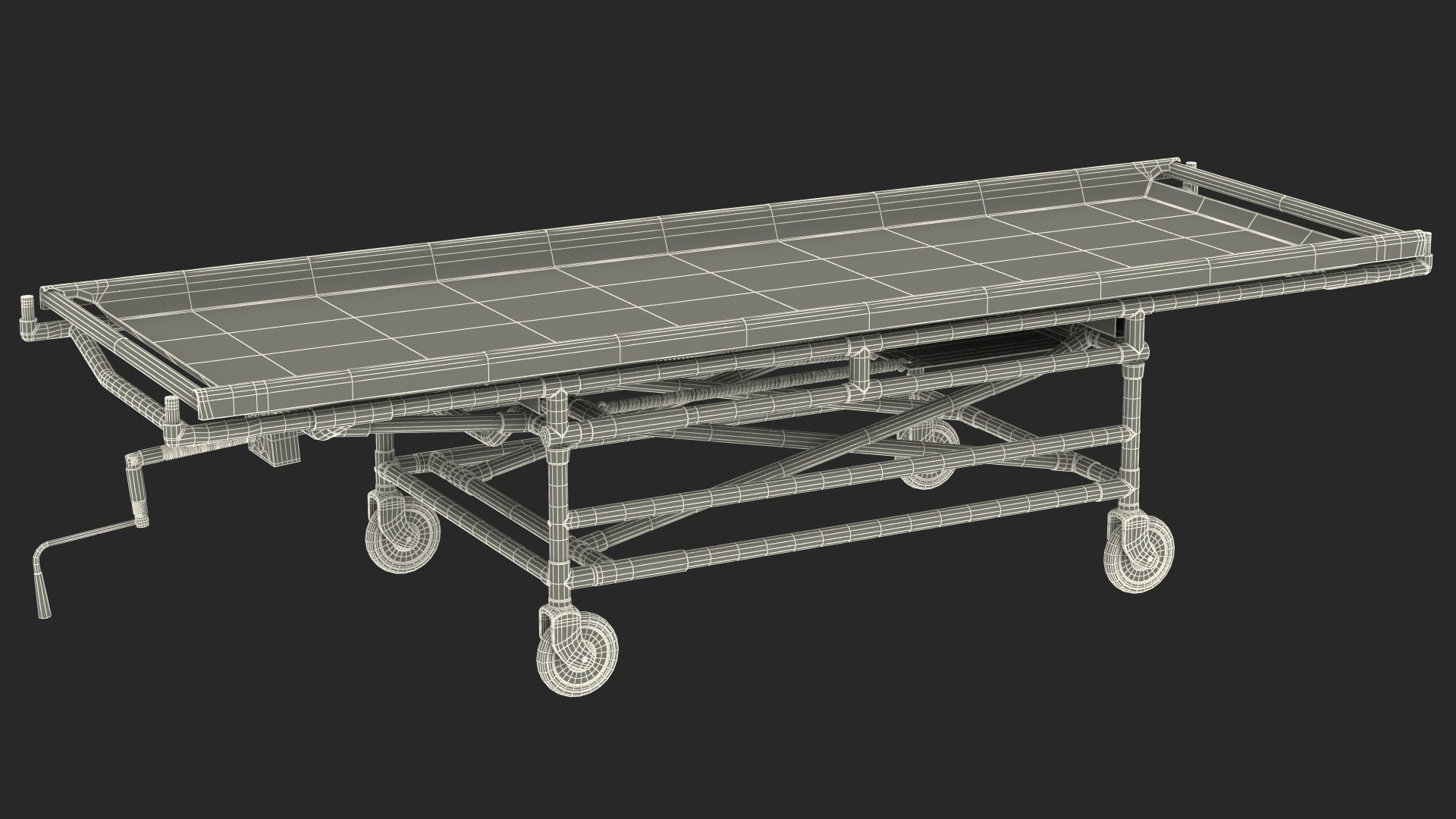 3D Ambulance Gurney - TurboSquid 2012304