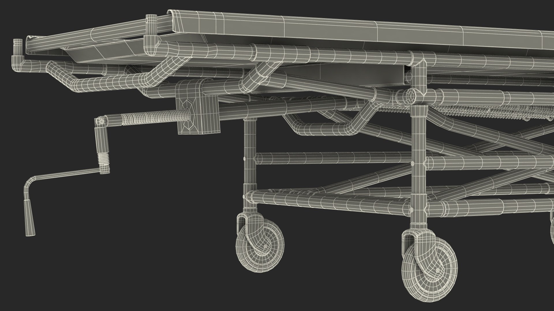 3D Ambulance Gurney - TurboSquid 2012304