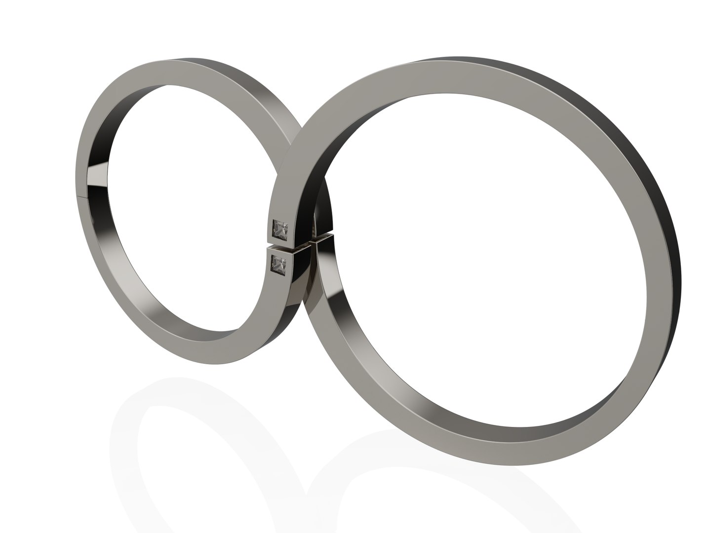 3D Infinity Couple Bands 4-14US Sizes - TurboSquid 2228129