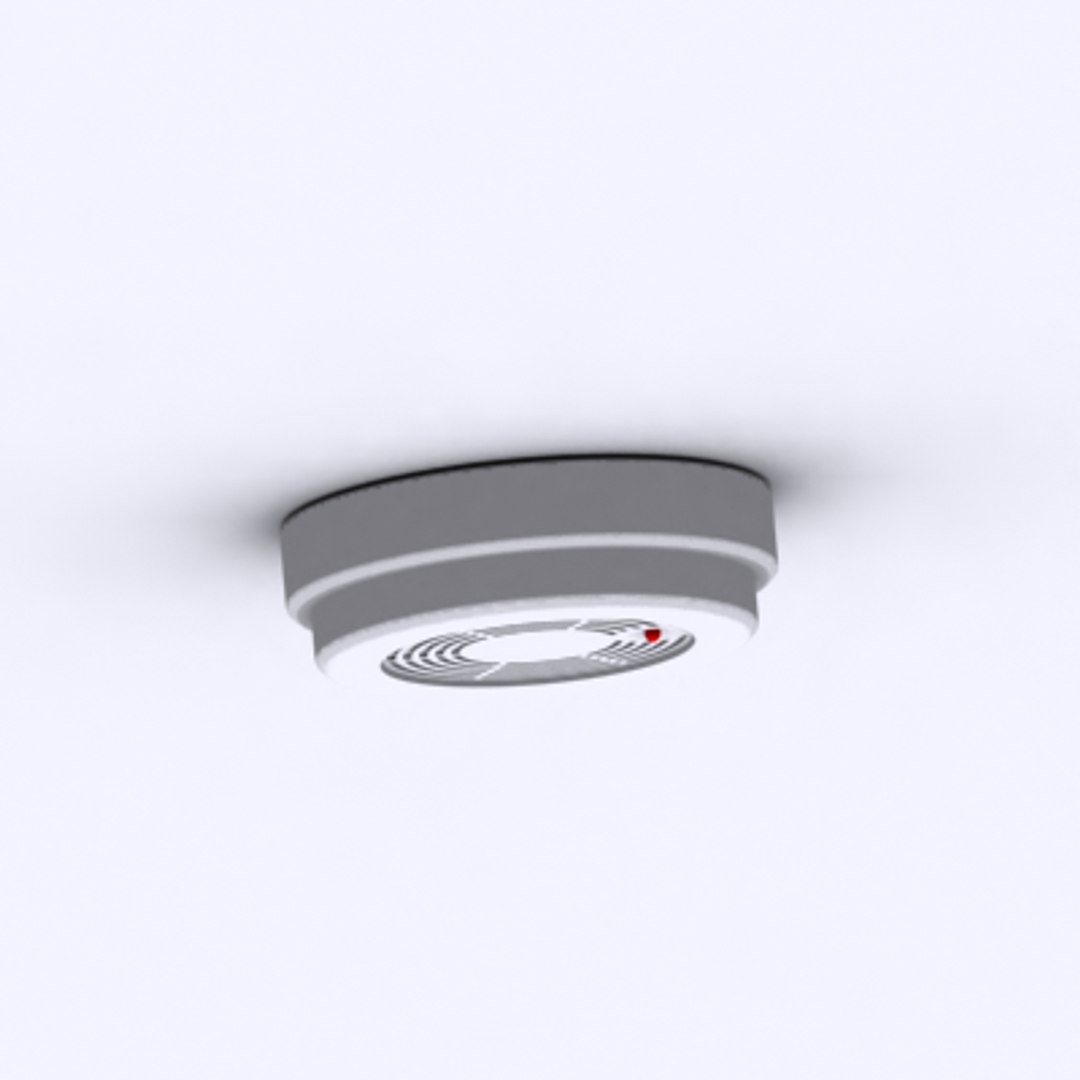 3d Smoke Detector Model