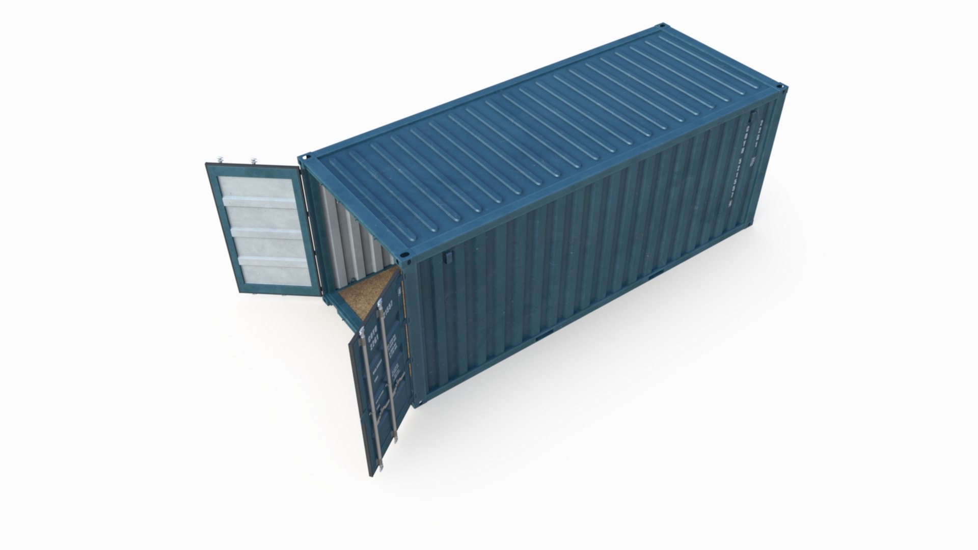 Container 20 Ft ISO 3D Model - TurboSquid 2141228