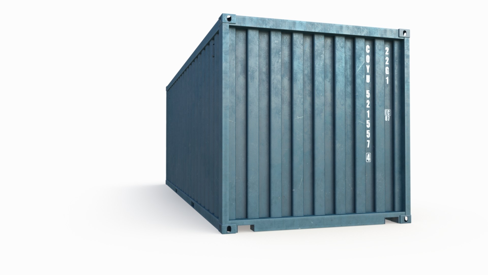 Container 20 Ft ISO 3D Model - TurboSquid 2141228