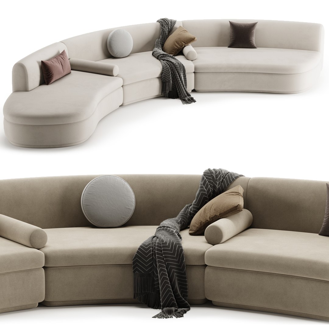 Baxter Piaf Sofa 3D - TurboSquid 2103173