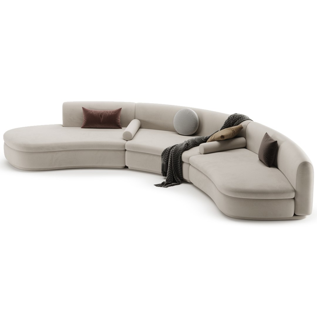 Baxter Piaf Sofa 3D - TurboSquid 2103173