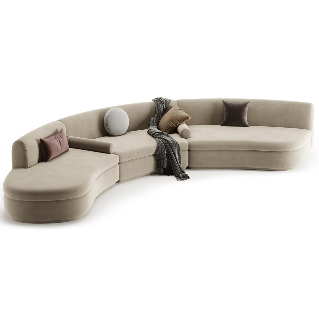 Baxter Piaf Sofa 3D - TurboSquid 2103173