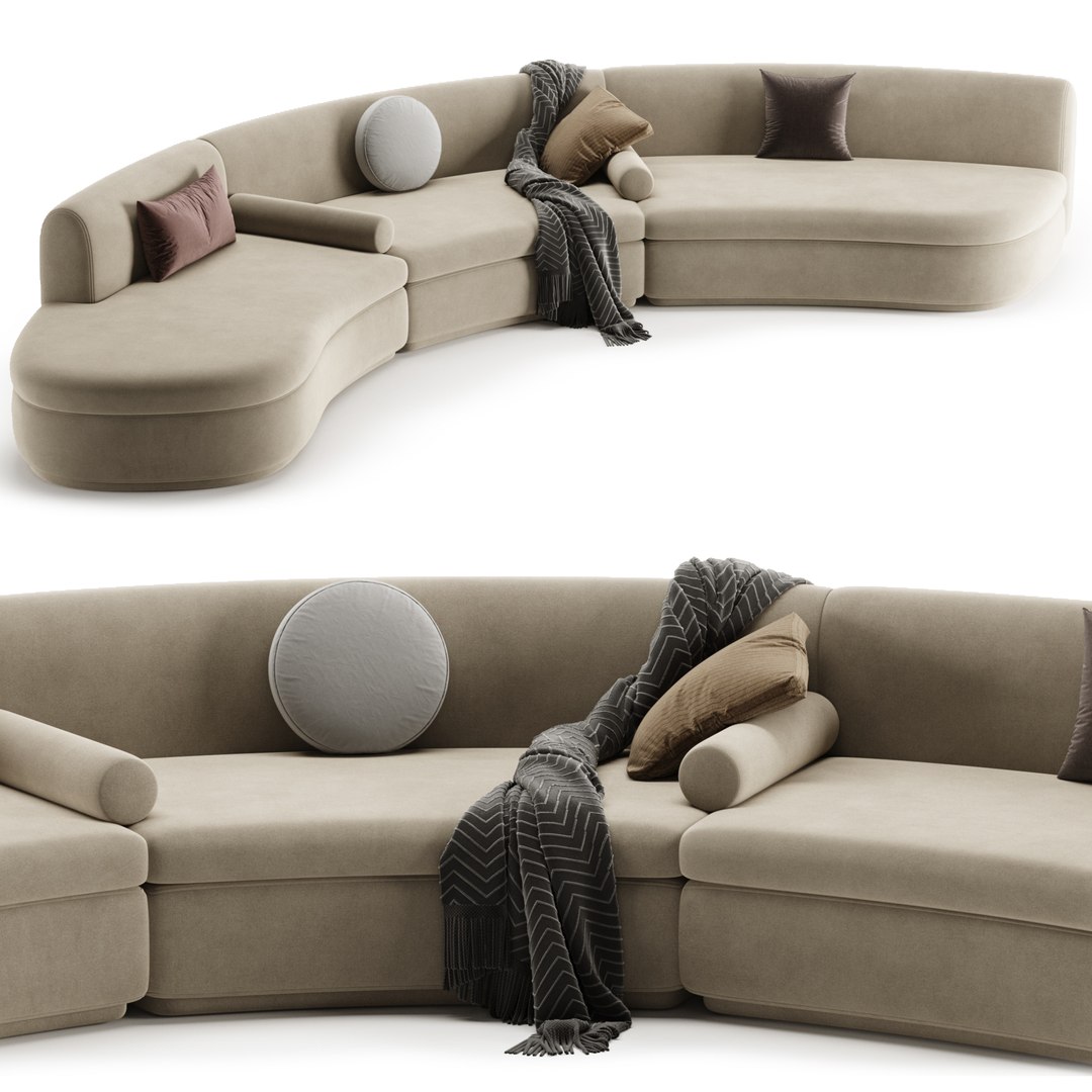 Baxter Piaf Sofa 3D - TurboSquid 2103173