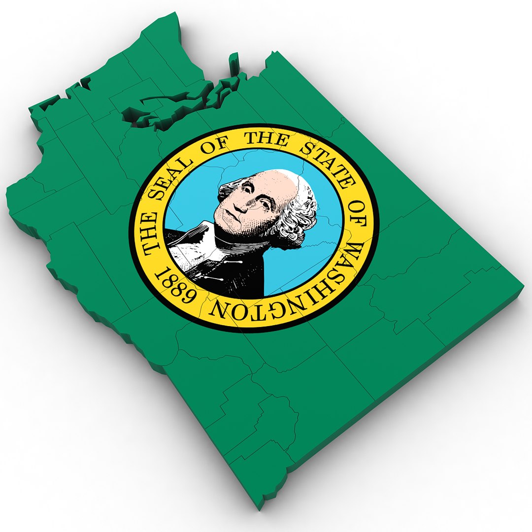 3D Political Washington - TurboSquid 1302432