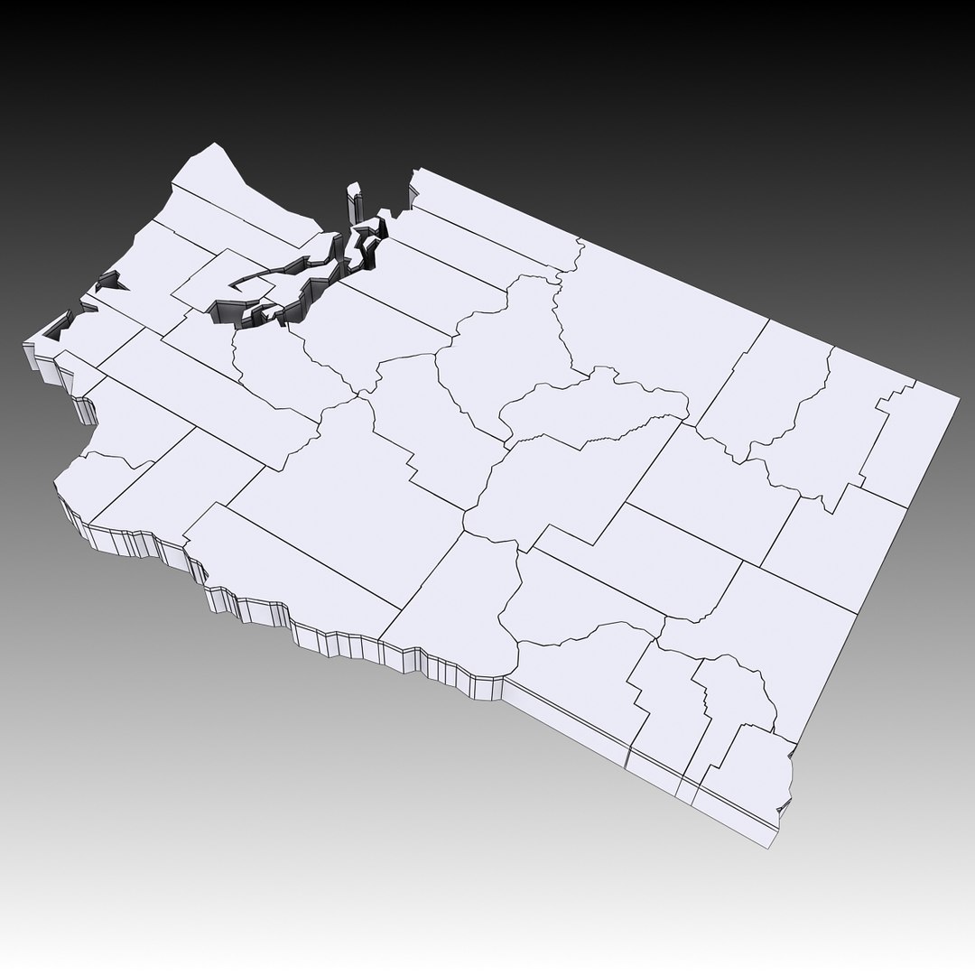 3D Political Washington - TurboSquid 1302432